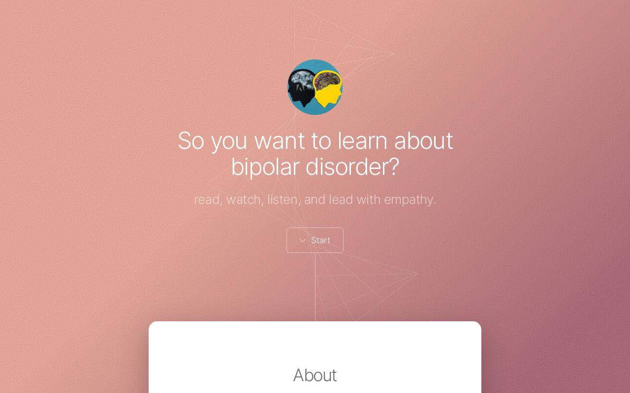 So you want to learn about bipolar disorder?